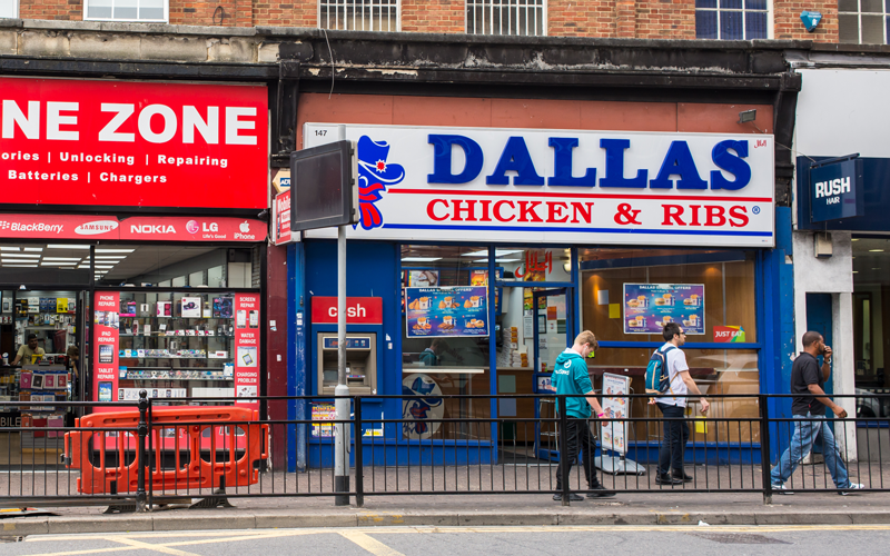 Fast-food shops rise steeply across England | The Planner